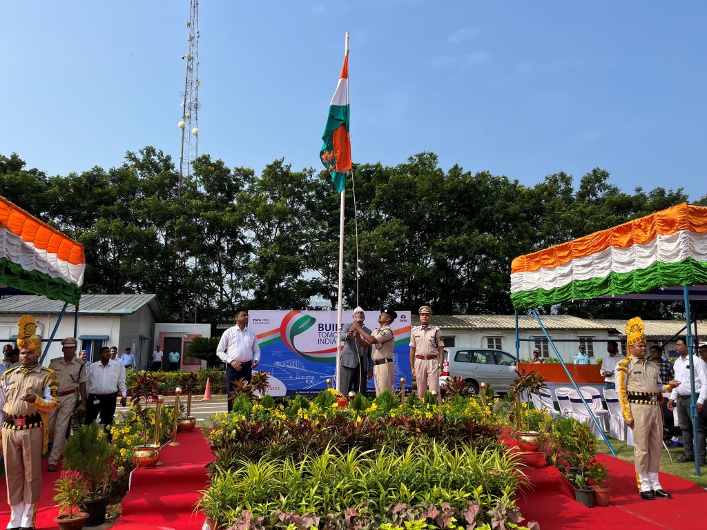 Tata Steel Kalinganagar celebrates 77th Independence Day - Odisha Stand