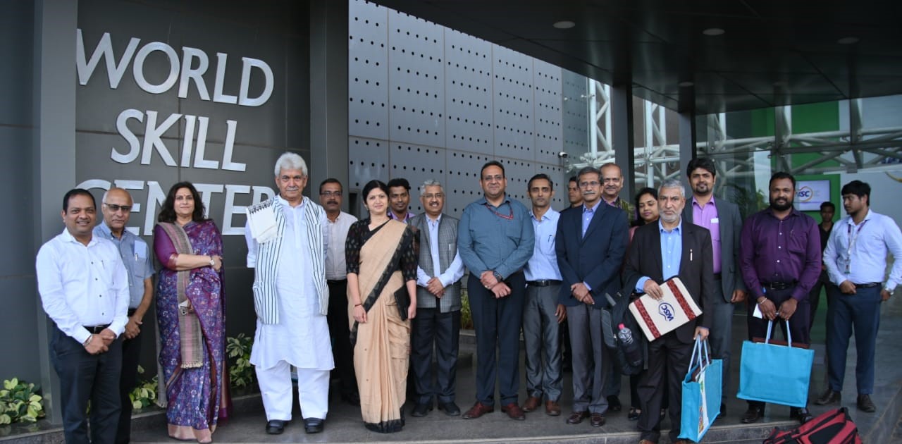 Hon'ble LG J&K Union Territory Visits World Skill Center - Odisha Stand