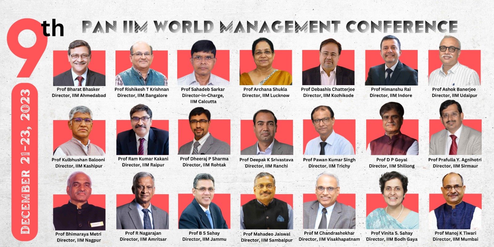 Directors of all 21 IIMs to Converge at IIM Sambalpur for 9th PAN IIM ...
