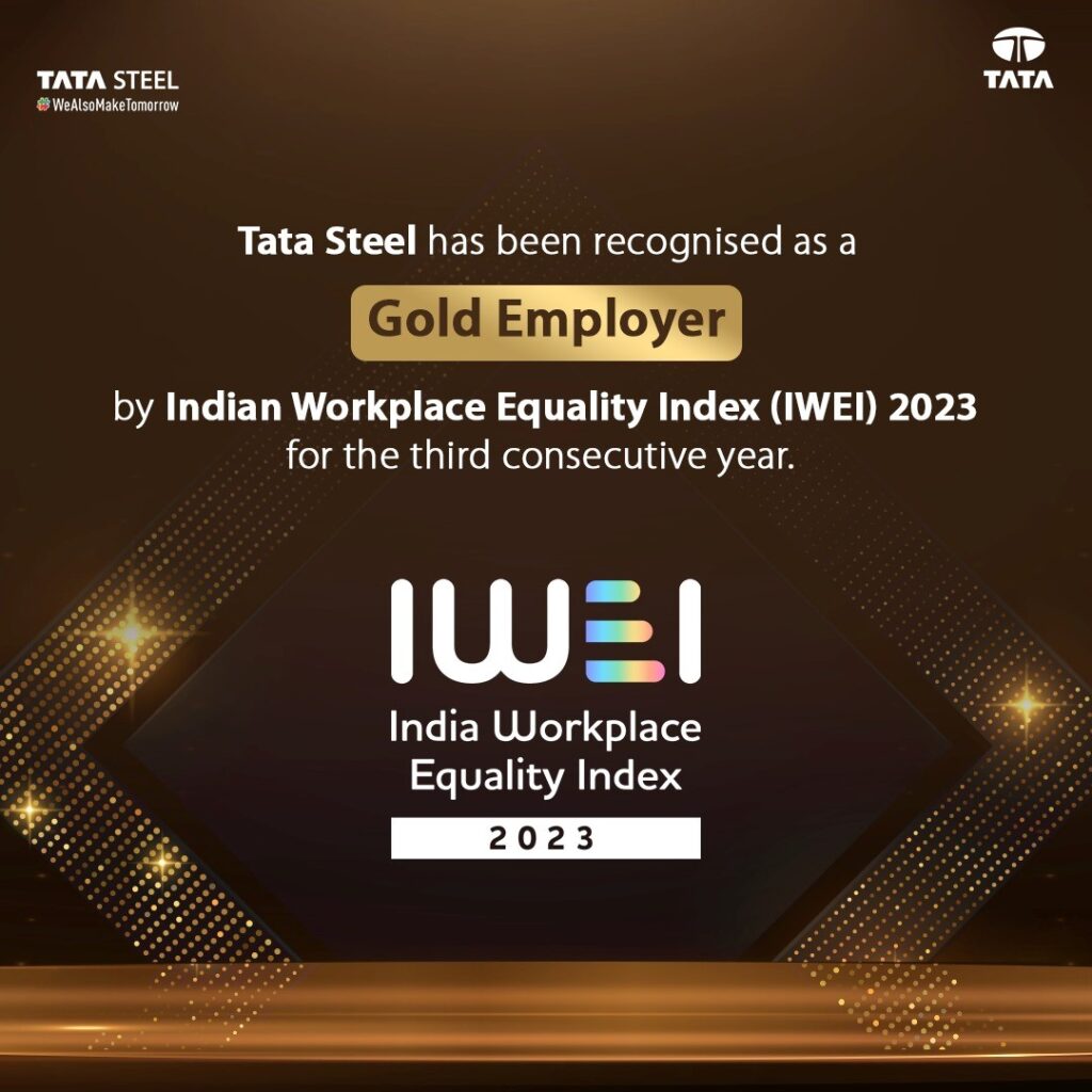 Tata Steel Recognised as Gold Employer by India Workplace Equality ...