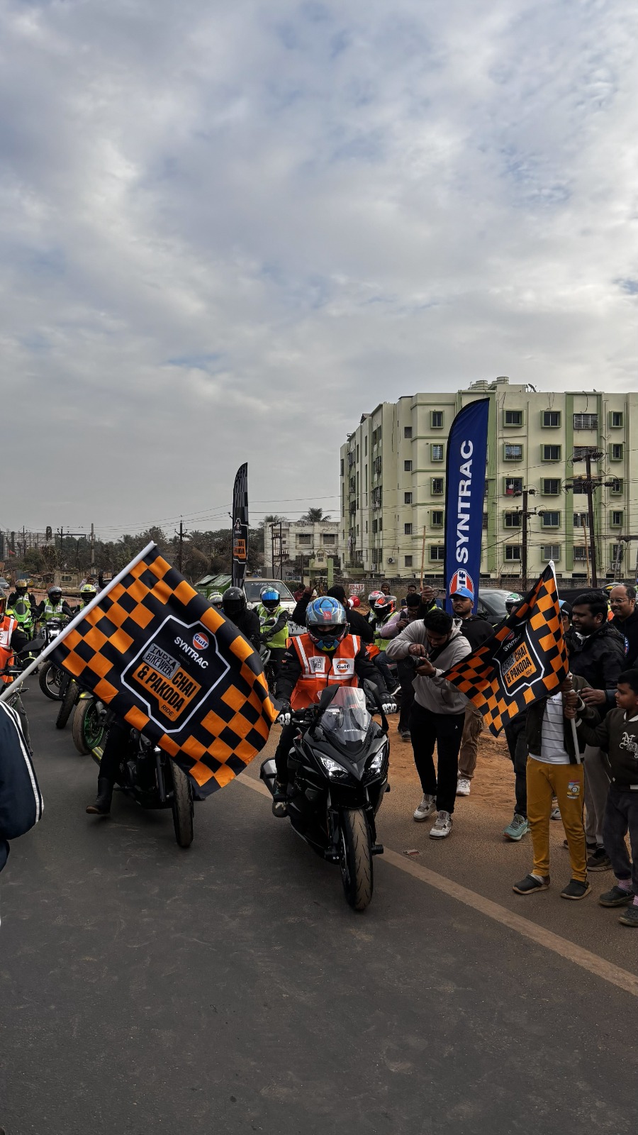 Gulf Oil Flags off Chai - Pakoda Ride 2025 in Bhubaneswar, Celebrating ...